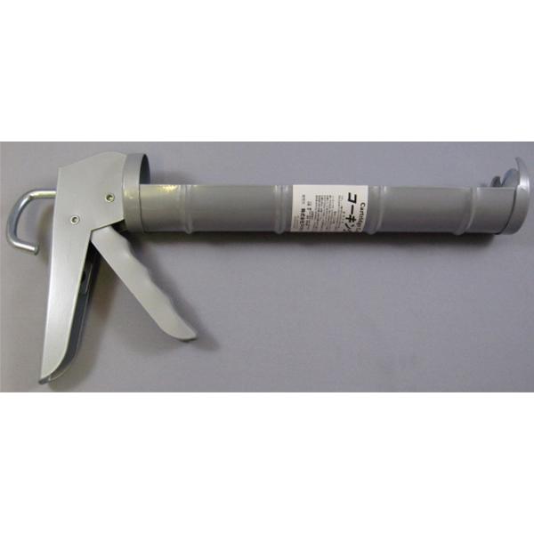 ○特長○カートリッジコーキング材用のスタンダードなガンです。○用途○カートリッジタイプ（３３０ｍｌ、３３３ｍｌ）の充填材用です。○仕様○○材質○　スチール○質量○　○分類○　補修用品／充填材／充填関連商品