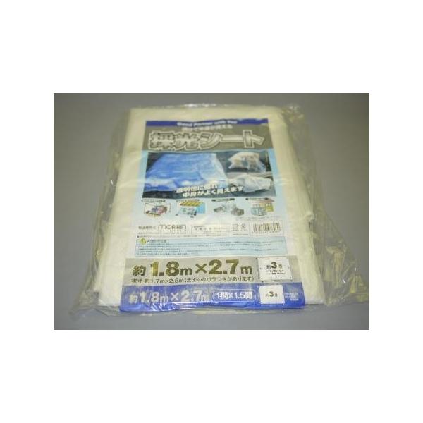 ○特長○中を見透す場所に最適な糸入り防水シートです。○用途○風による引張りにも強く、耐久・防水性に優れるシートです。収納する際も簡単に折り畳むことができます。○仕様○約2.7ｍX約3.6ｍ○材質○　ポリエチレン○質量○　1.3kg○分類○　...