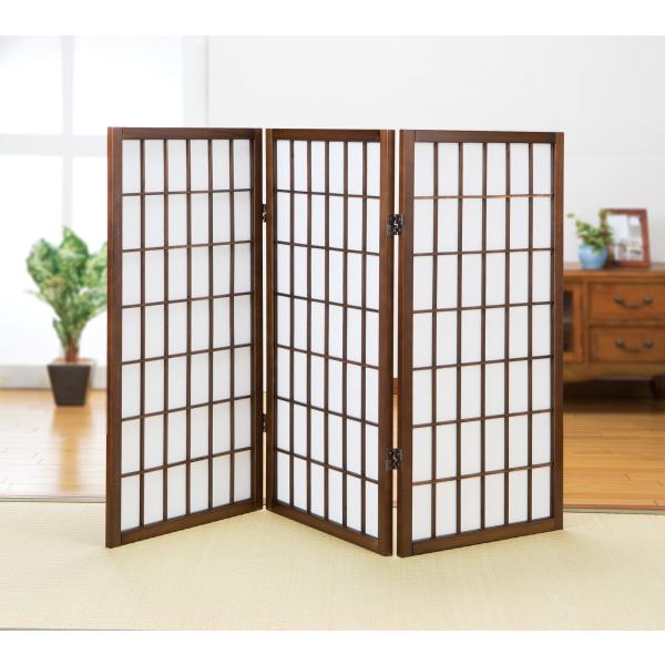 【材質】・フレーム：天然木(パイン)・スクリーン：レーヨン43％・ポリエステル29％・レジン28％【サイズ】 ・3連(1曲あたり)：(約)幅44×奥行2×高さ90cm　収納時厚さ：(約)6.5cm・4連(1曲あたり)：(約)幅44×奥行2×...