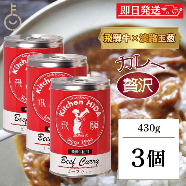 ※沖縄への配送不可。自動キャンセルとなります。1964年創業の飛弾牛ステーキ専門店“キッチン飛弾”が手掛けた、こだわりのビーフカレーです。具材には、飛騨牛と淡路島産玉葱を贅沢に使用し、自家製のカレーペーストを加えて大人が満足する香り豊かでス...