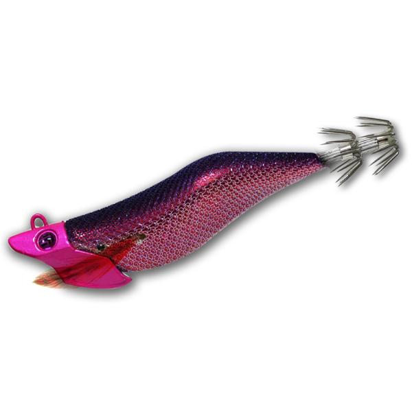 2.6号で22gとやや重めに設計。コンパクトなシルエットから繰り出されるキレの良い動きでイカを魅了する。