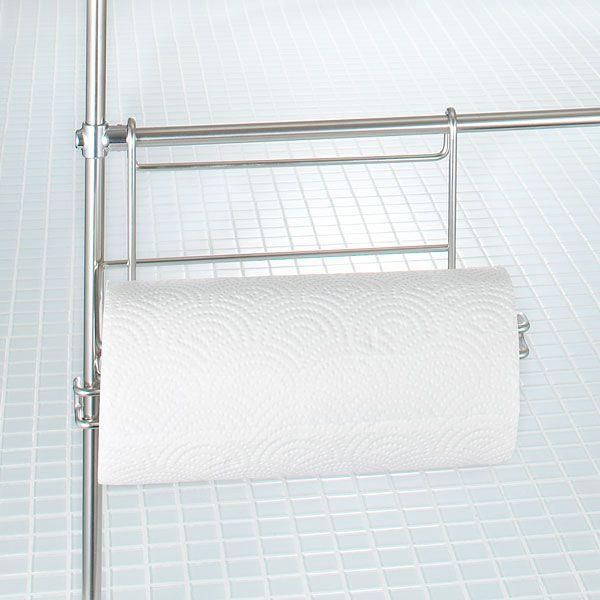 「B-PROP?エクステンドドレーナーII」の水平バーとサイドバーにかけて使用する、オプションのキッチンペーパーホルダーです。芯の穴直径3cm以上、ロール最大直径14cm以内、長さ23cm以内の一般的なロール式キッチンペーパーを1点セットで...