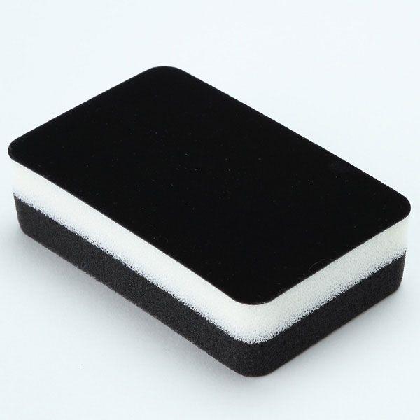 片面にナイロン繊維を起毛させたベロアタッチの生地を使用していますのでシンクの汚れをキズをつけずに落とします。サイズ：W7×D11×H3.1cm／重量＝約13g材質：生地＝レーヨン、ナイロン生産国：日本検索タグ：ポイント利用 expoint01