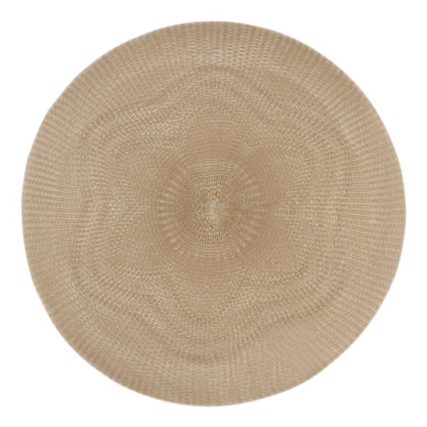 和洋折衷どんなコーディネートにも合わせやすい薄手で円形のランチョンマットです。ほんのり透ける風合いが、どんなテーブルにも合わせやすいポイントです。ラウンド形なので、円形食器とのコーディネートもしやすく、食卓のアクセントに最適です。サイズ：W...