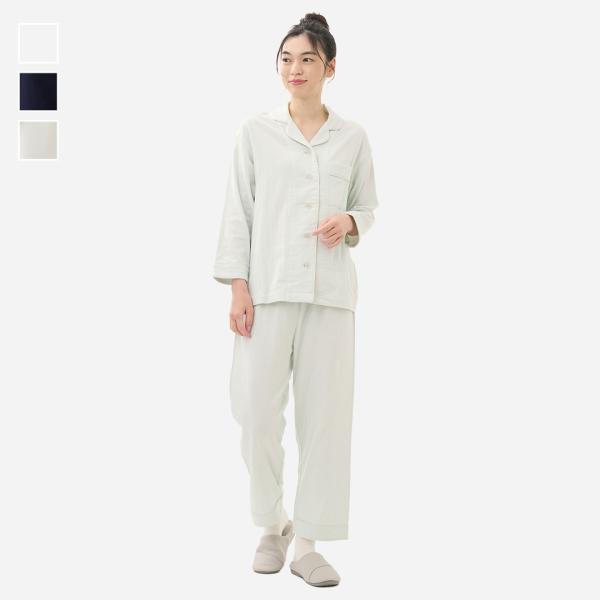 天然綿混ガーゼがもたらすふんわり軽い着心地綿のガーゼ生地にストレッチを効かせた新素材の登場です。天然の綿ガーゼがもたらすふんわり軽い着心地と通気性で快適さをキープ、更にストレッチ入りで動きやすさも抜群。脇はシームレス設計で寝返りもスムースで...