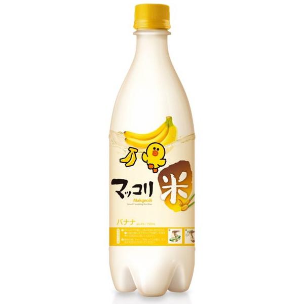 バナナ風味のフルーツマッコリ！完熟バナナピューレ入りの麹醇堂バナナマッコリは、バナナオーレのようなまろやかな味わいで人気です。品目 リキュール（発泡性）内容量 750mlアルコール度数 13%原材料 米、麹、酵母、果糖、砂糖、バナナピューレ...