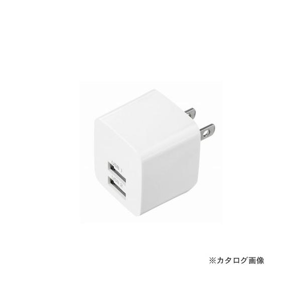 【メーカー】●サンワサプライ【特長】●USBポートを2ポート搭載しUSB機器を2台同時に充電できるキューブ型のコンパクトなUSB充電器です。（2ポート合計で最大2.4Aまで）●USB出力は最大2.4A（2ポート合計）まで対応しているので、タ...