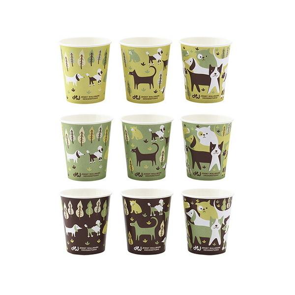 【メーカー】●サンナップ【仕様】●容量：150ml(5オンス)●外寸：口径65.5×高73mm●材質：バージンパルプ●9種アソート●日本製