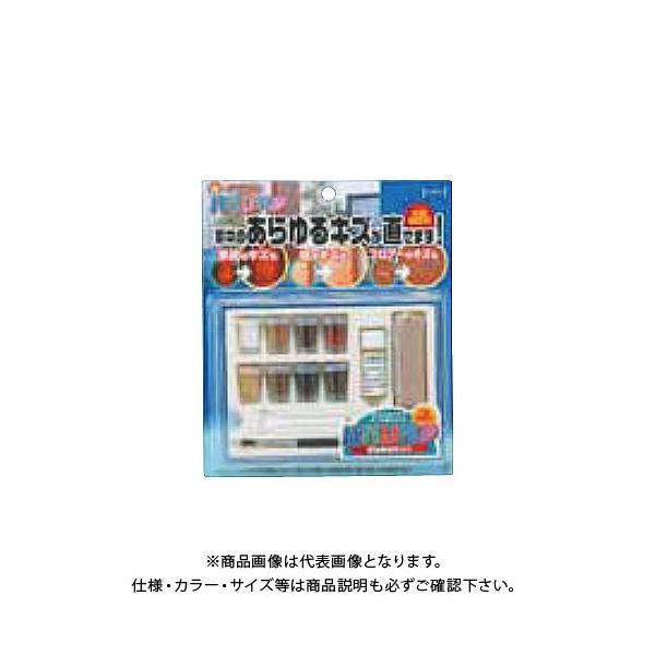 【メーカー名】●高森コーキ(株)【特長】●粘土状のスティックパテにカラーパウダーを練り込み補修します●大きいキズや深いキズ、特に曲面や角の補修に最適です。【仕様】●パッケージサイズ：195×165×30mm●個装重量：240g【セット内容】...