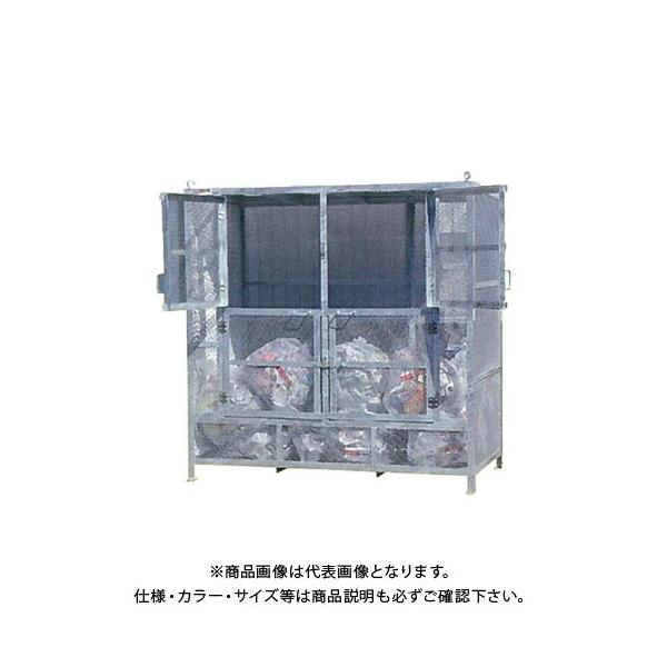 【メーカー】●(株)サンカ【特長】●大容量の収集、町内会・自治体等に！●全面4ヶ所開閉で大きなゴミ袋もらくらく！●施錠用金具付【仕様】●品番：CS-15●容量：2000L●収納：45Lゴミ袋×約44袋●サイズ(W×D×H)：1800×950...