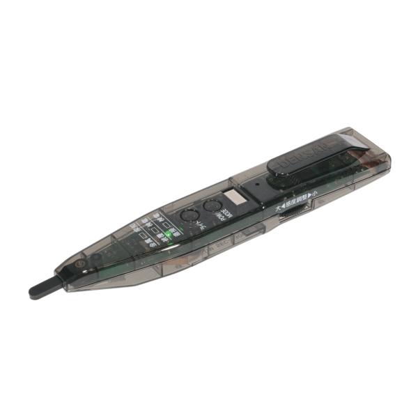 DENSAN デンサン JEFCOM ジェフコム 電設工具 検電器 LEDライト付 直接検電 被覆検電 金属探知 感度調整機能