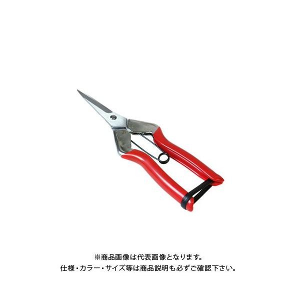 【メーカー】●浅香工業【特長】●細やかな刃先で摘果・収穫作業に最適です。●サビに強いハードクロームメッキ。●ヤニが付着しにくいくぼみ付。●収穫作業や小型植物のお手入れ時に。【仕様】●重量：150g●全長：195mm●刃渡り：51mm●切断能...