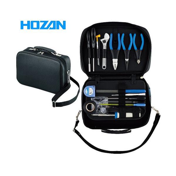 【メーカー】●ホーザン（株）【特長】●テスター・スプレー・手袋などの収納スペースがあります。【用途】●製造設備保守工務用に最適です。【仕様】●ケース寸法(mm)間口×奥行×高さ:300×200×80●セット内容(点):17●質量(kg):2...