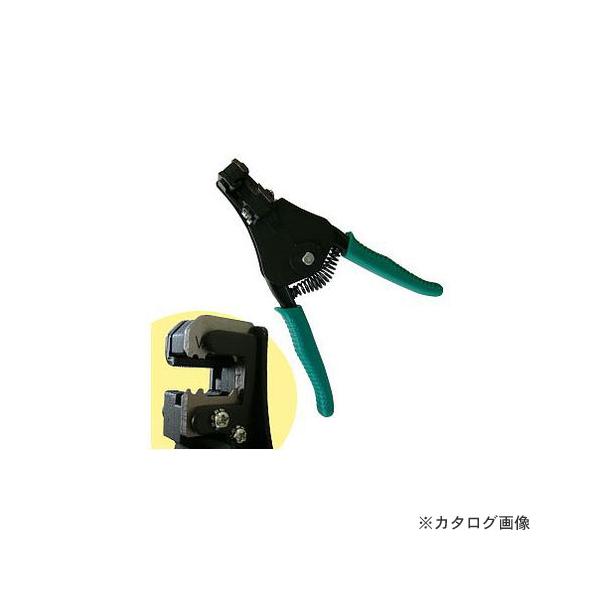 【メーカー】●（株）マーベル【仕様】●適用電線：VA用●グリップの色：グリーン●電線適用サイズ：VA　1.6×3心・2.0×3心●全長：180mm