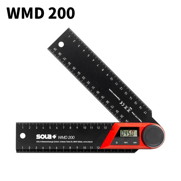 ソラ SOLa オーストラリア製 ヨーロッパ老舗ブランド 輸入工具 デジタル角度分度器 角度器 200mm