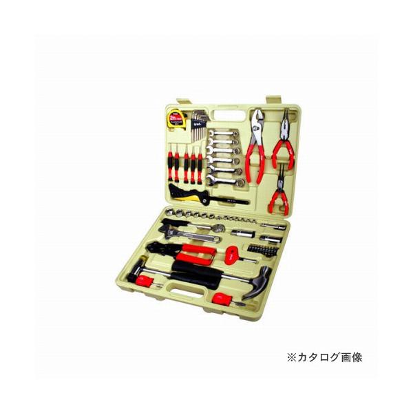 【メーカー名】●三共コーポレーション【特長】●自動車、機械のメンテナンスやDIY作業に最適。58pcsの厳選工具をセットアップ。【仕様】●セット内容/9.5mm角ラチェットハンドル、9.5mm角ソケット：10/12/13/14/17/19m...