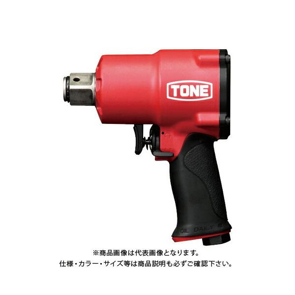 【メーカー】●TONE(株)【特長】●「小型・高圧・ハイパワー」圧倒的高出力のインパクトレンチ【用途】●自動車のタイヤ交換、一般作業のボルト・ナットの締付け・緩め作業用。【仕様】●ソケット差込角(mm)：25.4●常用最大トルク(N・n)：...