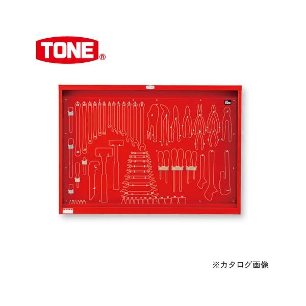 【メーカー】●ＴＯＮＥ（株）【特長】●姿絵とサイズ表示により、一目で収納できるため、工具管理に最適なボードです。●実用性を重視して、サービスボードキャリー CSC2000やサービスボードスタンド CSS2000の取付けを簡単にし、さらに機能...