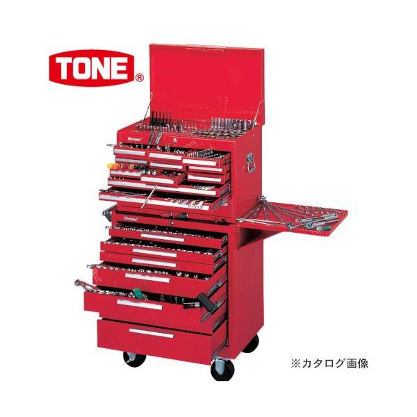 【メーカー】●ＴＯＮＥ（株）【仕様】●セット内容全395点●質量：204kg●鍵付●キャスター径：φ127mm●耐荷重：4540N(約445kgf)※製品の仕様は、ご使用目的を考慮して予告なく変更する場合がございます、ご了承下さい。