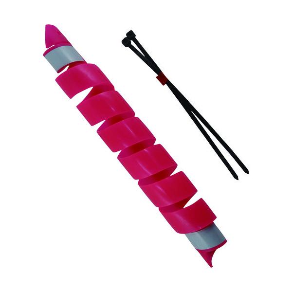【メーカー】●（株）ダイドーハント【仕様】●色：ピンク●幅(mm)：30●A(mm)：240●B(mm)：160●C(mm)：４０●長さ(mm)：240●厚さ(mm)：2【材質・仕上げ】●ポリエチレン・蛍光顔料●結束バンド：耐候性ナイロン【...