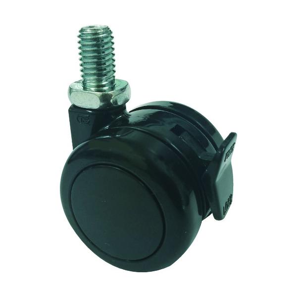 【メーカー】●トラスコ中山（株）【特長】●双輪キャスターならではの安定感と旋回性能に優れています。●ストッパーはレバーをワンタッチ操作で溝に入り込みしっかりと車輪を固定出来るシングルストッパータイプです。●TDGタイプの双輪キャスターより約...