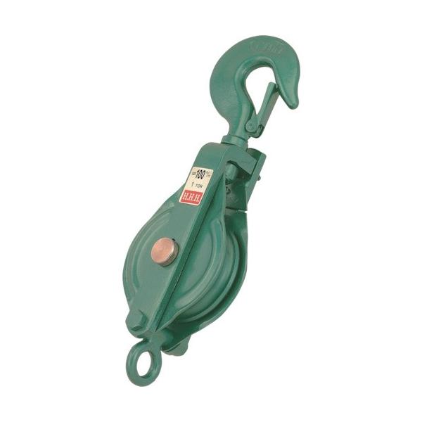 【メーカー】●（株）スリーエッチ【仕様】●基本使用荷重(t)：0.5●最大使用ロープ径(mm)：10●車数：1●車径(mm)：75●寸法(mm)A：300●寸法(mm)B：87●寸法(mm)C：40●タイプ：一車タイプ●ベケット付●スナッチ...