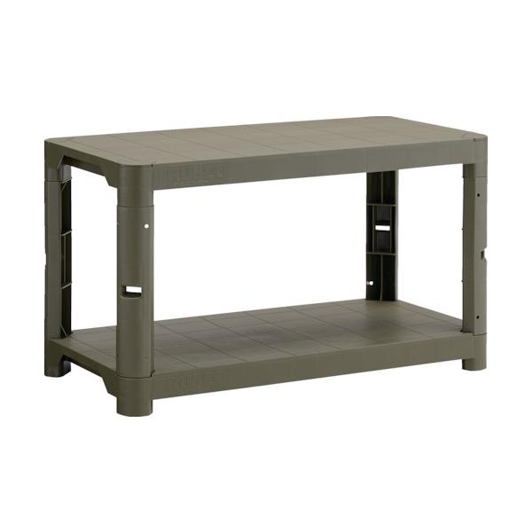 【メーカー】●トラスコ中山（株）【仕様】●間口(mm)：900●奥行(mm)：450●高さ(mm)：515●有効間口(mm)：754●色：つや消しOD●棚段数(段)：2●組立目安：1人10分●最大積載量：200kg／台●均等積載量：100k...