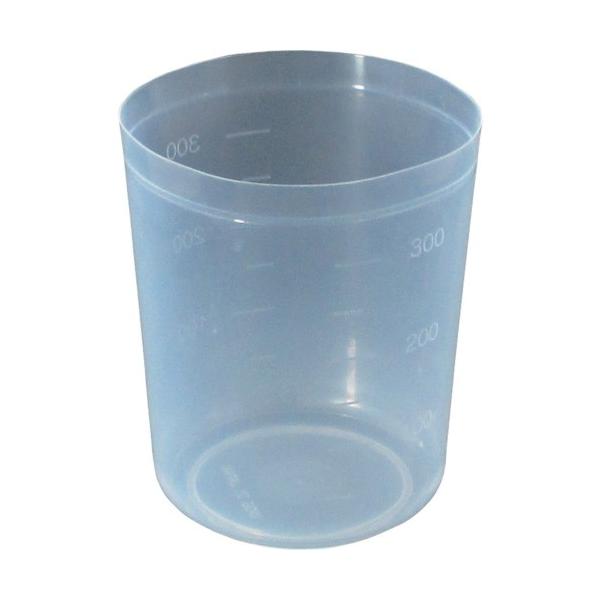 【メーカー】●瑞穂化成工業（株）【仕様】●容量(ml)：300●目盛間隔(ml)：50●外径(mm)：82●高さ(mm)：93●耐熱温度(℃)：120℃●取手なし【材質・仕上げ】●ポリプロピレン（PP）【質量】●22.000G