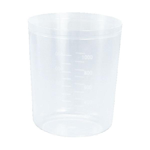 【メーカー】●瑞穂化成工業（株）【仕様】●容量(ml)：1000●目盛間隔(ml)：100●外径(mm)：123●高さ(mm)：142●耐熱温度(℃)：120℃●取手なし【材質・仕上げ】●ポリプロピレン（PP）【質量】●51.000G