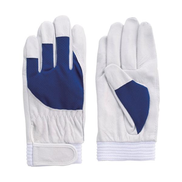 【メーカー】●富士グローブ（株）【仕様】●色：ブルー●サイズ：L●全長(cm)：22.5●手のひら周り(cm)：21.0●中指長さ(cm)：8.2●厚さ(mm)：0.5〜0.8●袖口タイプ：パイルゴムマジック【材質・仕上げ】●豚本革●甲部:...