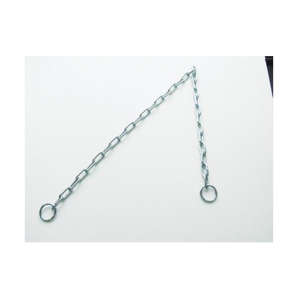 【メーカー】●（株）ニッサチェイン【仕様】●線径d(mm)：4.8●内長P(mm)：27●内幅W(mm)：7●全長(mm)：450【材質・仕上げ】●スチール●表面処理:ユニクロメッキ仕上げ【質量】●200.000G