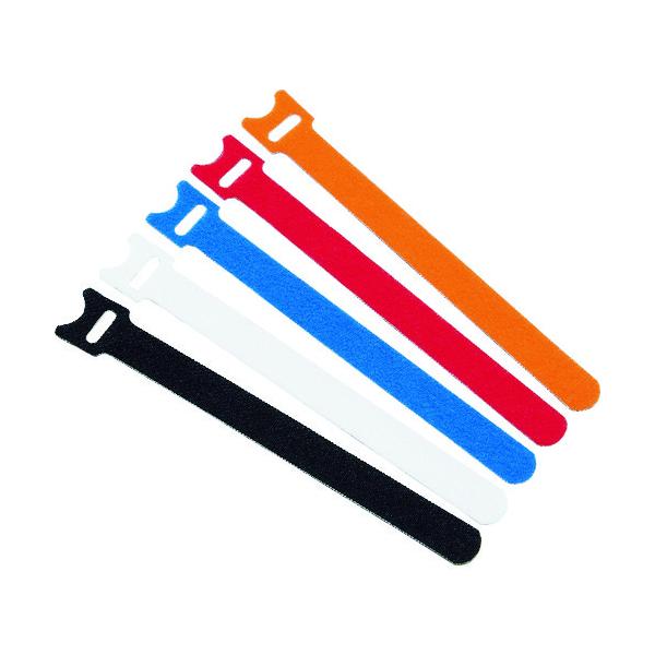 【メーカー】●トラスコ中山（株）【仕様】●色：白●幅(mm)：12.5●長さ(mm)：150●厚さ(mm)：1●最大結束径(mm)：35●引張強度(N)：10●屋内用●両面タイプ(成型＋織製マジックテープ［［Ｒ下］］)【材質・仕上げ】●フッ...
