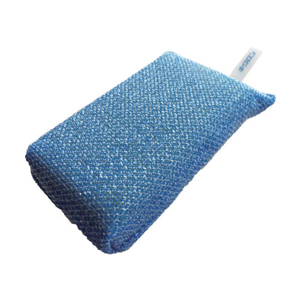 【メーカー】●キクロン（株）【仕様】●色：青●縦(mm)：160●横(mm)：80●厚さ(mm)：37【材質・仕上げ】●ネット:ポリエステル●スポンジ:ポリウレタン、ナイロン【質量】●22.000G