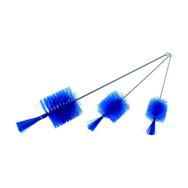 【メーカー】●トラスコ中山（株）【仕様】●色：青●全長(mm)：290●毛幅(mm)：50●毛丈(mm)：50●端毛長さ(mm)：50【材質・仕上げ】●毛:ポリブチレンテレフタレート（PBT）●柄:ステンレス【質量】●12.000G