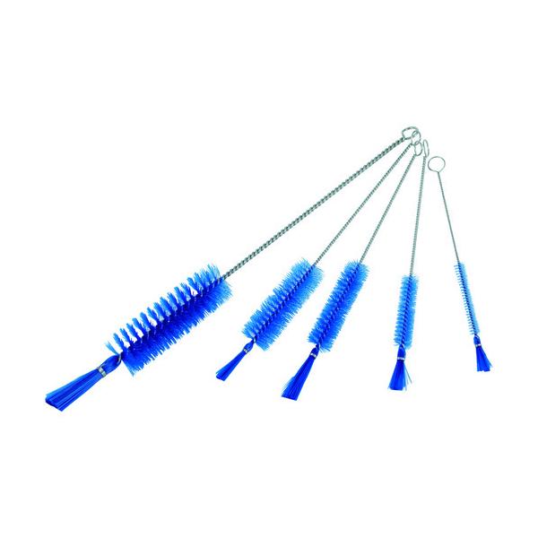 【メーカー】●トラスコ中山（株）【仕様】●色：青●全長(mm)：160●毛幅(mm)：50●毛丈(mm)：7●端毛長さ(mm)：25【材質・仕上げ】●毛:ポリブチレンテレフタレート（PBT）●柄:ステンレス【質量】●2.000G