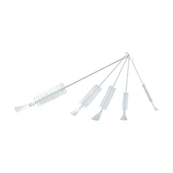 【メーカー】●トラスコ中山（株）【仕様】●色：白●全長(mm)：190●毛幅(mm)：50●毛丈(mm)：12【材質・仕上げ】●毛:ナイロン●柄:ステンレス【質量】●5.000G