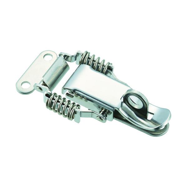 【メーカー】●トラスコ中山（株）【仕様】●受け穴寸法(mm)：5.2●本体取付穴寸法(mm)：5.2●鍵穴径：10mm【材質・仕上げ】●ステンレス（SUS304）【1注文あたり入数】●2個【質量】●188.000G