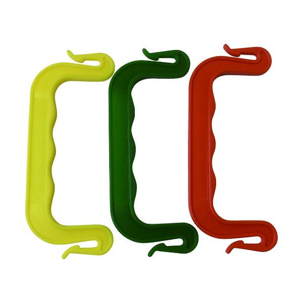 【メーカー】●（株）ユタカメイク【仕様】●色：黄、緑、赤　各1個●縦(mm)：45●横(mm)：82●包装形態：袋入り【材質・仕上げ】●ポリプロピレン(PP)【1注文あたり入数】●3個【質量】●26.000G