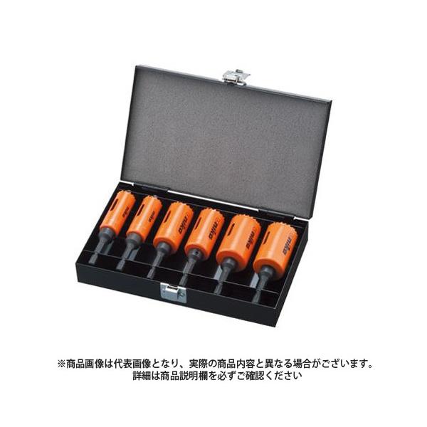 【メーカー名】●ユニカ（株）【特長】●携帯、収納に便利なツールボックスセット【仕様】●セット口径：（電気工事用セット）：21/27/33mm×各2本