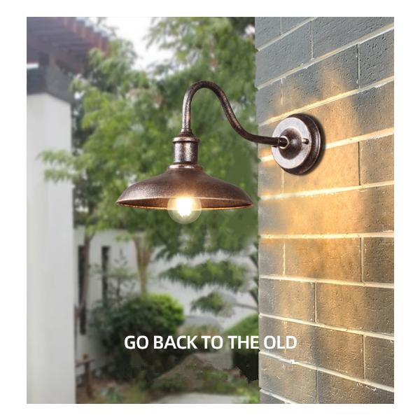 ブラケットライト 玄関照明 マリンランプ 玄関灯 レトロガラス 屋外用 室内も可　おしゃれ ポーチライト 壁付け 壁掛け 照明器具 門灯 防雨 外灯 門柱灯 庭園灯 玄関 照明 LED 屋外 ポーチライトは欧風のクラシカルなムードが溢れるデ...