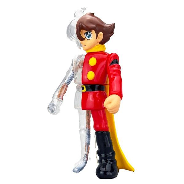 多くのファンを魅了し続けるサイボーグ009シリーズ。「009 島村ジョー」を、雑誌連載時を彷彿とさせる左半身だけが内部図解となっているハーフスケルトン仕様で立体化したソフビフィギュアです。本製品の為に早瀬マサト氏の描き下ろしイラストメカデザ...