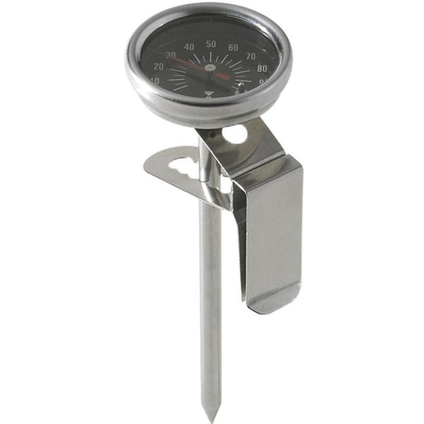 ・サイズ(約):温度計/径3.5×全長11cm、クリップ/幅1.5×奥行4.5×高さ5cm・本体重量(約):23g(セット)・素材・材質:本体・クリップ/ステンレス鋼、レンズ/強化ガラス、ダイヤル/アルミニウム・生産国:中国・※バイメタル式...