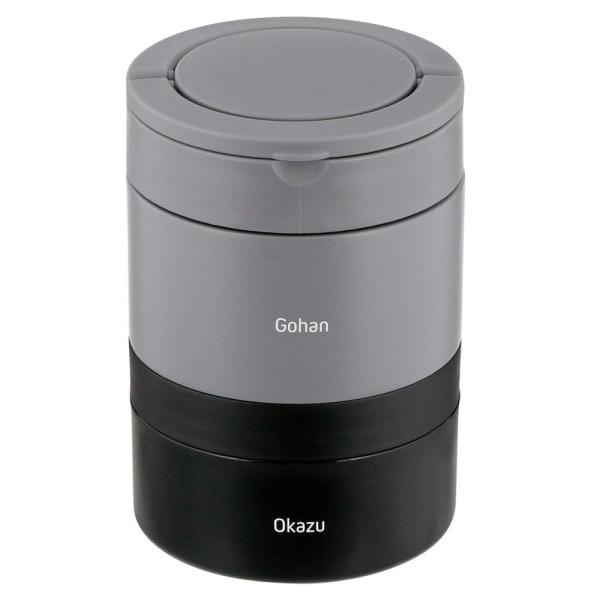 ・サイズ：外径11×高さ16cm・重量：約0.44kg・素材・材質：ご飯容器内びん/ステンレス鋼、ご飯容器本体/ステンレス鋼（ポリエステル粉体塗装）、ご飯容器ふた/ポリプロピレン（発泡スチロール内蔵）、本体底キャップ/ポリプロピレン、おかず...