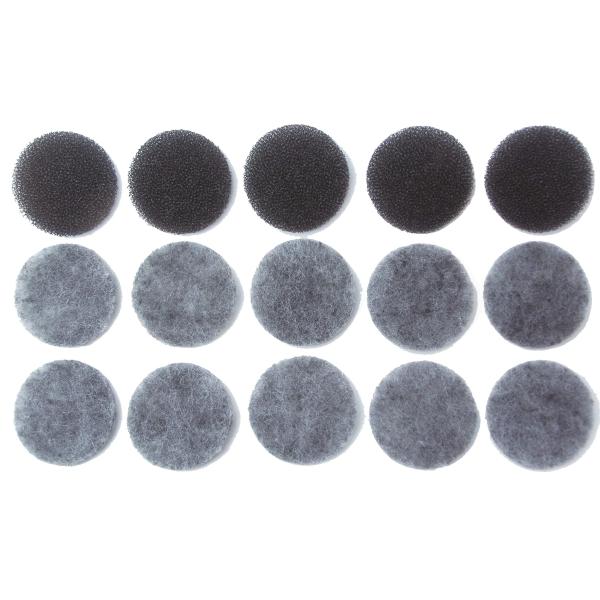 ・サイズ：スポンジ/約直径5×厚さ0.8cm、備長炭フィルター/約直径5×厚さ0.6cm。 素材：PET ・備長炭入りレーヨン・アクリル樹脂 生産国:日本・バスポンプの替えフィルターです。お風呂の残り湯内のゴミ・髪の毛などが洗濯機に進入する...