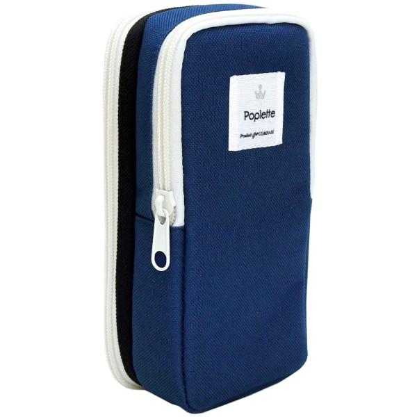 ・【特長】タテにもヨコにも使えて、いろんな物がたくさん入るペンケース。・【収容量】ペン類15~20本程度、消しゴム、定規、メジャー、修正テープなども収納可能・【本体サイズ】10.0cm×19.0cm×5.0cm・【材質】本体:ポリエステル ...