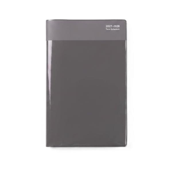 チャコールグレー/A5変形/M17801・Color:チャコールグレー・パッケージ個数:1・【月間と週間のスケジュールを同時に管理できる！】上段の月間カレンダーと下段の週間スケジュールが別々になっているので、週・日ごとの予定が把握しやすくな...