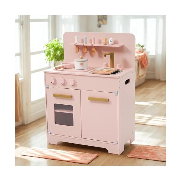 調理器具付きピンク/ミディアム/-・Color:ピンクStyle:調理器具付き・【商品仕様】サイズ：55＊30＊75.5cm　重量：9.9Kg　シンク、蛇口、フック、ドアハンドル素材：プラスチック 対象年齢：3歳以上 生産国：中国 ※わかり...