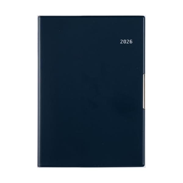 ディープブルー(週間バーチカル)2026年/-/-・Color:ディープブルー(週間バーチカル)2026年・パッケージ個数:1・【商品詳細1】サイズ：幅13.4×高さ18.9cm　　【記入欄】●月間ページ…ブロック式　●週間ページ…バーティ...