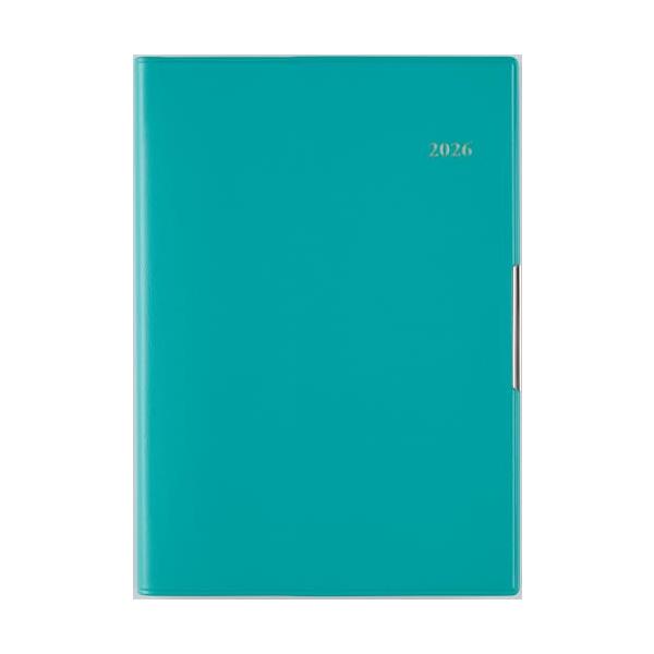 ターコイズ(週間セパレート)2026年/-/-・Color:ターコイズ(週間セパレート)2026年・パッケージ個数:1・【商品詳細1】サイズ：幅13.4×高さ18.9cm　　【記入欄】●月間ページ…ブロック式　●週間ページ…セパレート式　◇...