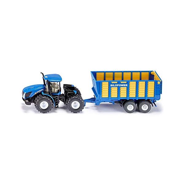 New Hollandトラクター サイレージトレーラー付き/Skala 1:50/1947・Color:トラクター サイレージトレーラー付きStyle:New Holland・パッケージ個数:1・素材 : ABS、ポリカーボネート、ポリスチ...